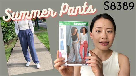 Making Summer Pants With Simplicity 8389 Review YouTube