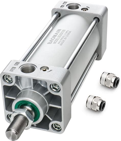 Amazon Baomain Pneumatic Air Cylinder SC 63 X 100 PT 3 8 Bore 2