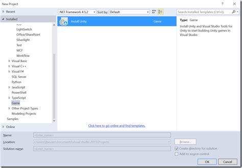 Visual Studio Community Visual Studio Code Unity Setup