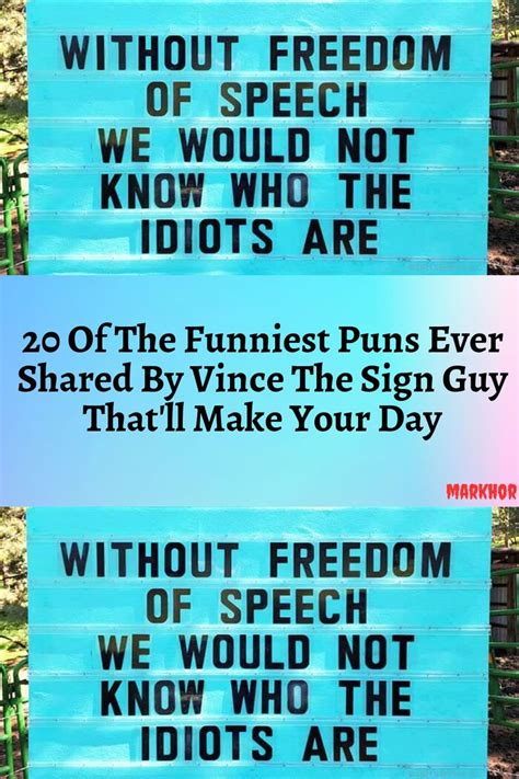20 Of The Funniest Puns Ever Shared By Vince The Sign Guy That Ll Make