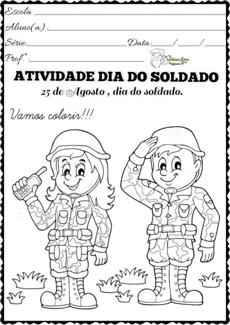 Mini Livro Atividades Dia Do Soldado Descubra O Fascinante Universo