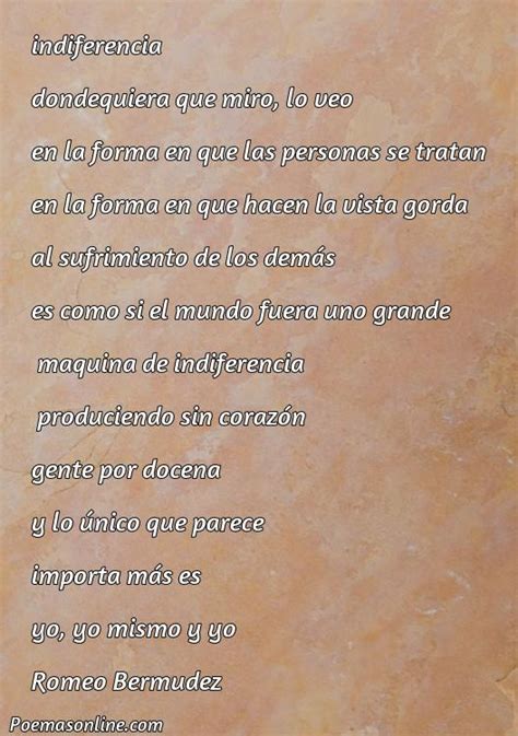 5 Poemas Sobre La Indiferencia Social Poemas Online