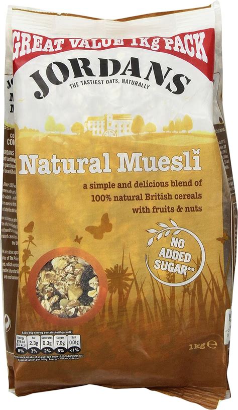 Jordans Natural Muesli Kg Amazon Es Alimentaci N Y Bebidas
