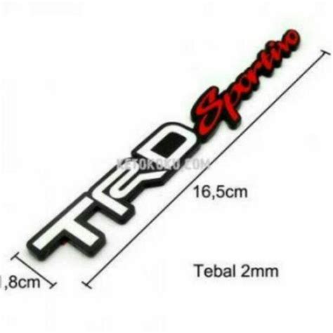 Jual Logo Emblem Trd Sportivo Kode Shopee Indonesia