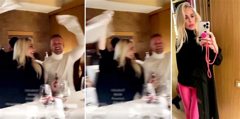Ilary Blasi E Il Fidanzato Bastian Muller Si Divertono Da Pazzi A Cena