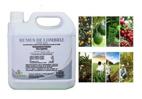 Humus De Lombriz Liquido Lixiviado Galon 4 Litros Mercado Libre