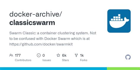 github docker archive classicswarm swarm classic a container clustering system not to be