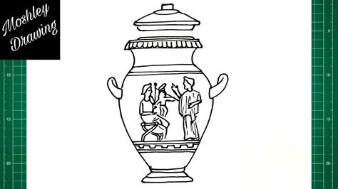 How To Draw An Ancient Greek Vase Youtube