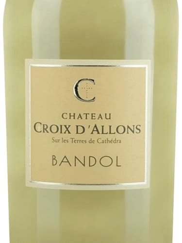 2021 Chateau Croix D Allons Bandol Blanc Vivino US