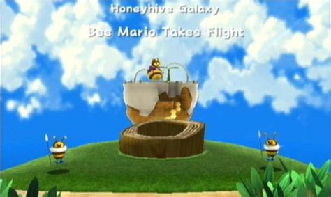 Honeyhive Galaxy Bee Mario Takes Flight Super Mario Galaxy Super Mario Mario