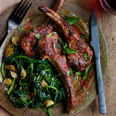 Rosemary Garlic Lamb Chops with Pimentón and Mint Recipe Nancy Silverton