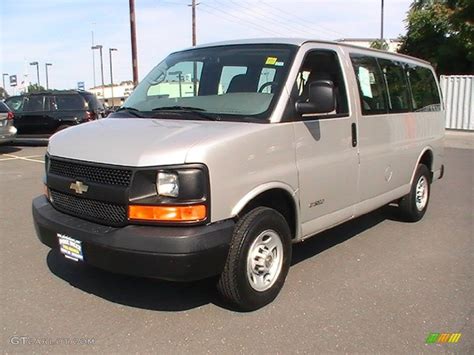 Silver Birch Metallic Chevrolet Express Passenger Van