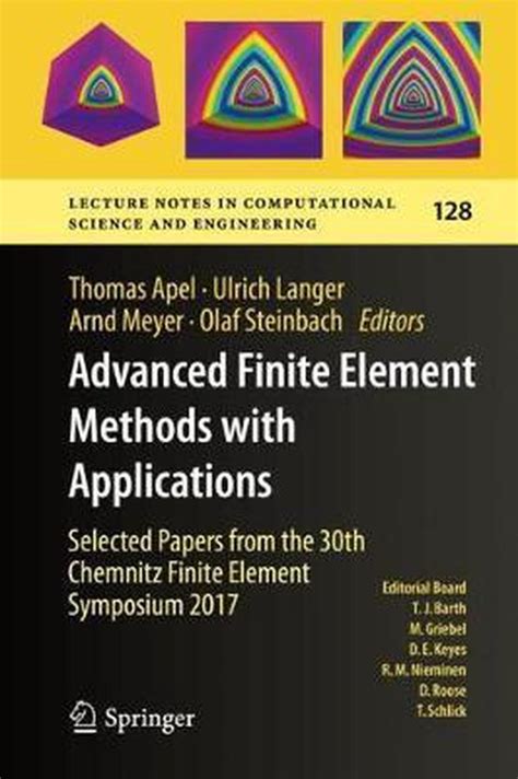 advanced finite element methods with applications 9783030142438 boeken