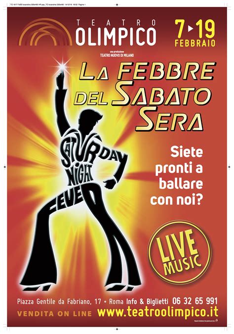 La Febbre Del Sabato Sera Arriva All Olimpico Di Roma Con La Regia Di