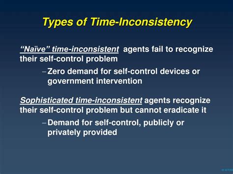ppt time inconsistency and welfare powerpoint presentation free download id 1376657