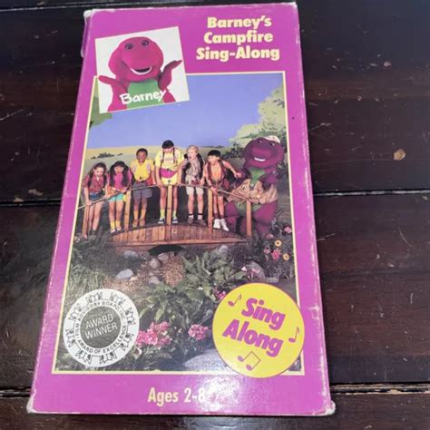 Barney Barney S Campfire Sing Along Vhs Picclick Au