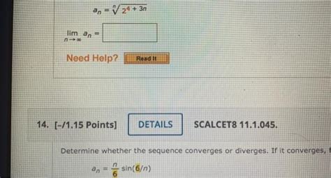 solved use a graph of the sequence to decide whether the