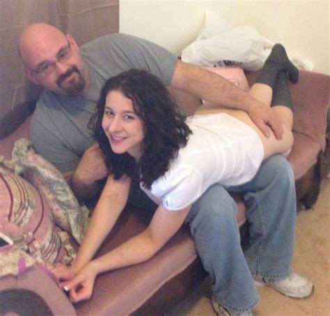 Giving Her Birthday Spankings