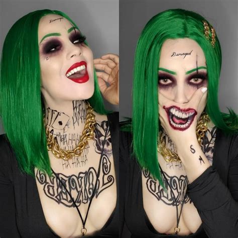 Female Joker Makeup Joker Halloween Makeup Duo Halloween Costumes