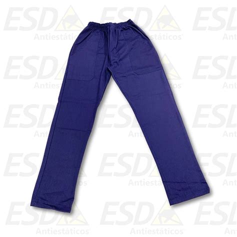 Cal A Esd Brim Pesado Azul Marinho Black Esd Antiest Ticos