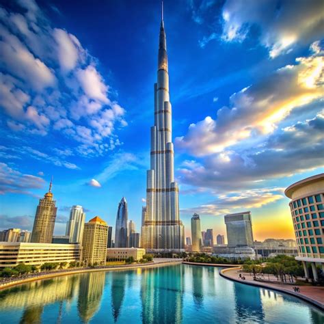 Burj Khalifa Dubaï le plus haut bâtiment du monde connu sous le nom
