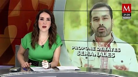 Jorge Álvarez Máynez propone debates semanales y critica a Sheinbaum y