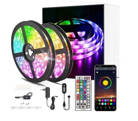 Zestaw Ta Ma Led M Rgb Bluetooth Kontroler Muzyka Ledy Pilot