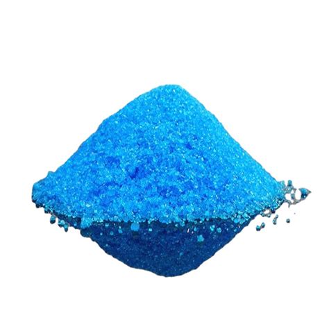 Blue Powder Copper Sulfate Purity For Industrial Grade Fertilizer