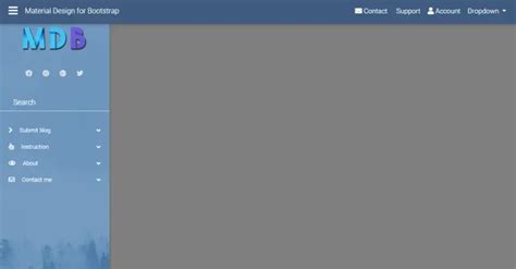 Bootstrap Sidebar Under Navbar Free Examples Tutorial