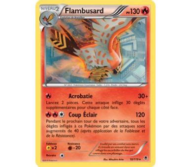 Flambusard 130 PV 10 119 REVERSE Acheter des cartes Pokémon au dé