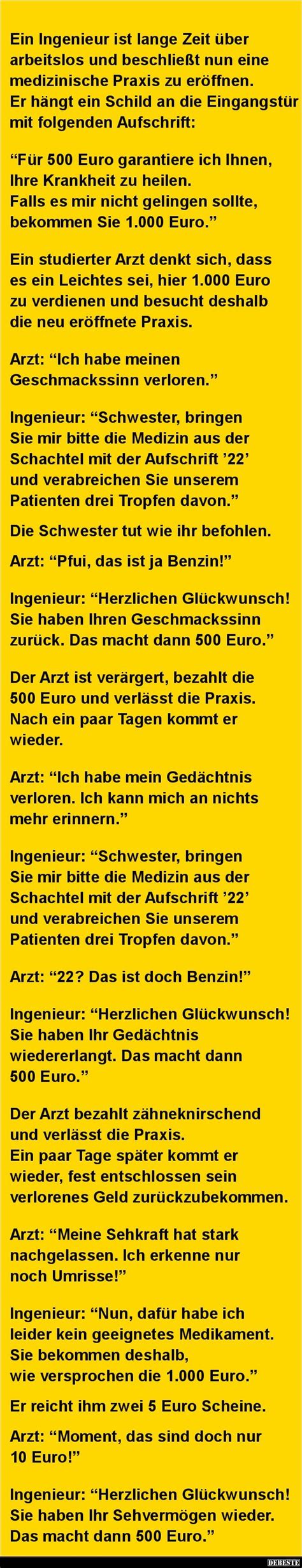 Ein Ingenieur ist lange Zeit über arbeitslos und beschließt DEBESTE