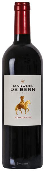 2020 Marquis De Bern Bordeaux Rouge Vivino US