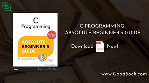 [ pdf ] c programming absolute beginner s guide [3rd edition] perry greg