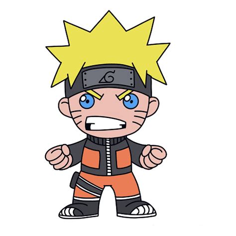 Dibujos De Dibujos De Naruto Paso 16