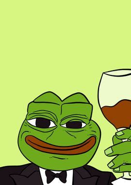 Cheers Pepe Poster Picture Metal Print Paint By Hafis Ardiansyah