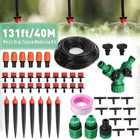 Sistema de irrigação por gotejamento automático 40M diy Gotejador diy