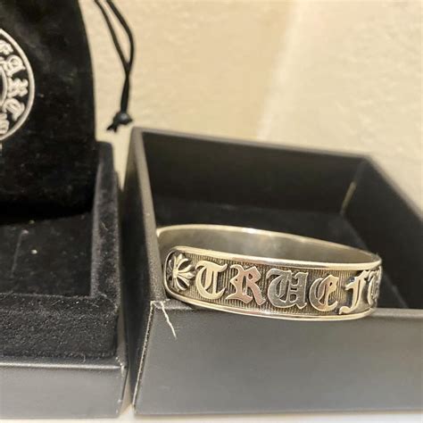 Chrome Hearts Infamous F CK YOU TFP Silver Cuff Depop