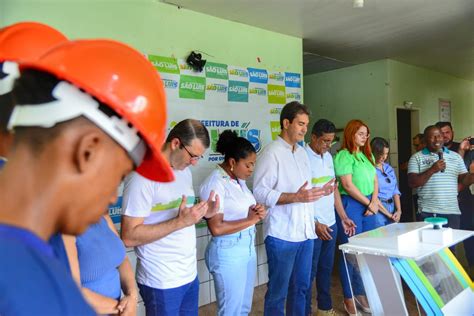 MÃOS À OBRA Prefeito Eduardo Braide assina Ordem de Serviço para