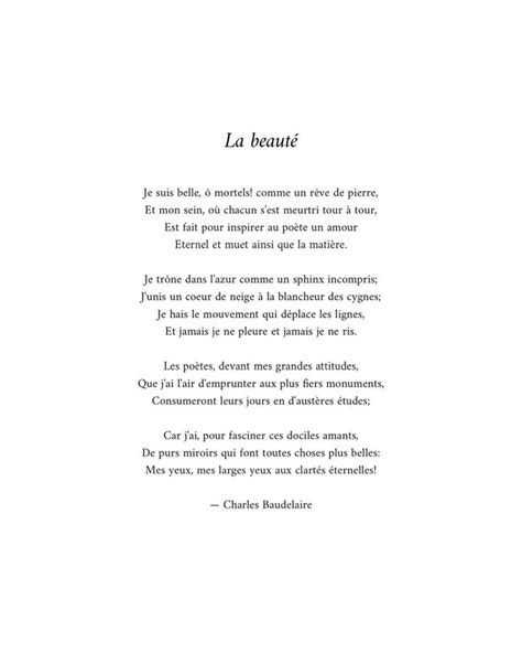 Sophia on Instagram La beauté Charles Baudelaire