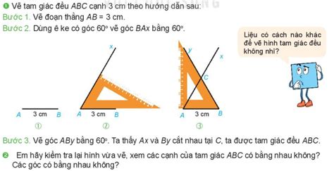 Hướng dẫn cách vẽ hình tam giác đều bằng thước đo độ dễ dàng và chính xác