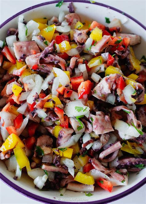 Octopus Salad Recipe Helena Recipes