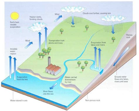 The Water Cycle Has Three Natural Steps Which Start By Evaporation
