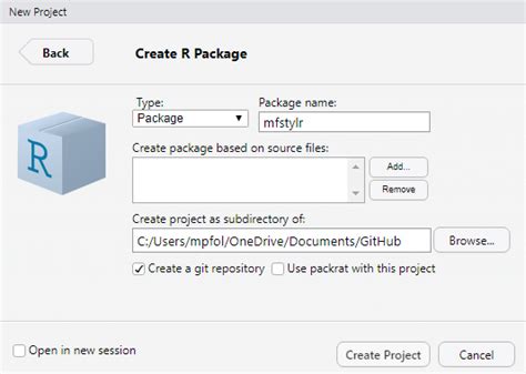 devtools create package