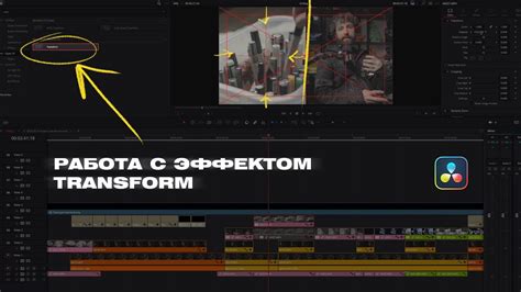 Работа с эффектом TRANSFORM в DaVinci Resolve YouTube
