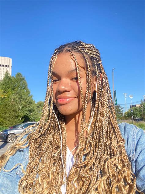 Brianne On Instagram ‘s Digital Diary Pale Blonde Hair Blonde Braids Black Curly Hair