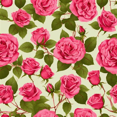 Lexica Create A Seamless Pattern With Many Small Pink And Red Rose