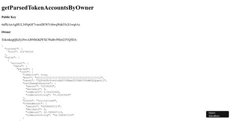 Get Token Forked Codesandbox