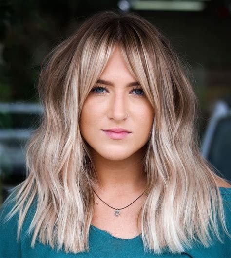 50 Most Trendy And Flattering Bangs For Round Faces In 2023 Hadviser