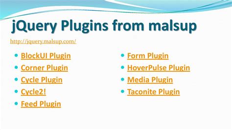 chapter 11 how to use jquery plugins and jquery ui widgets ppt download