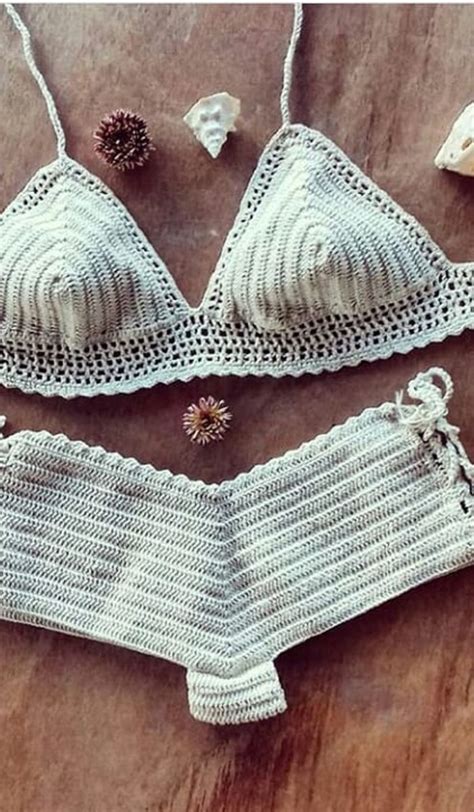 43 Modern Crochet Bikini And Swimwear Pattern Ideas For Summer 2019